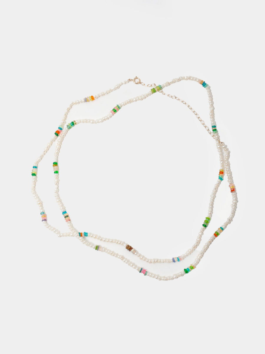 Seed Pearl & Opal Wrap Strand – Loren Stewart