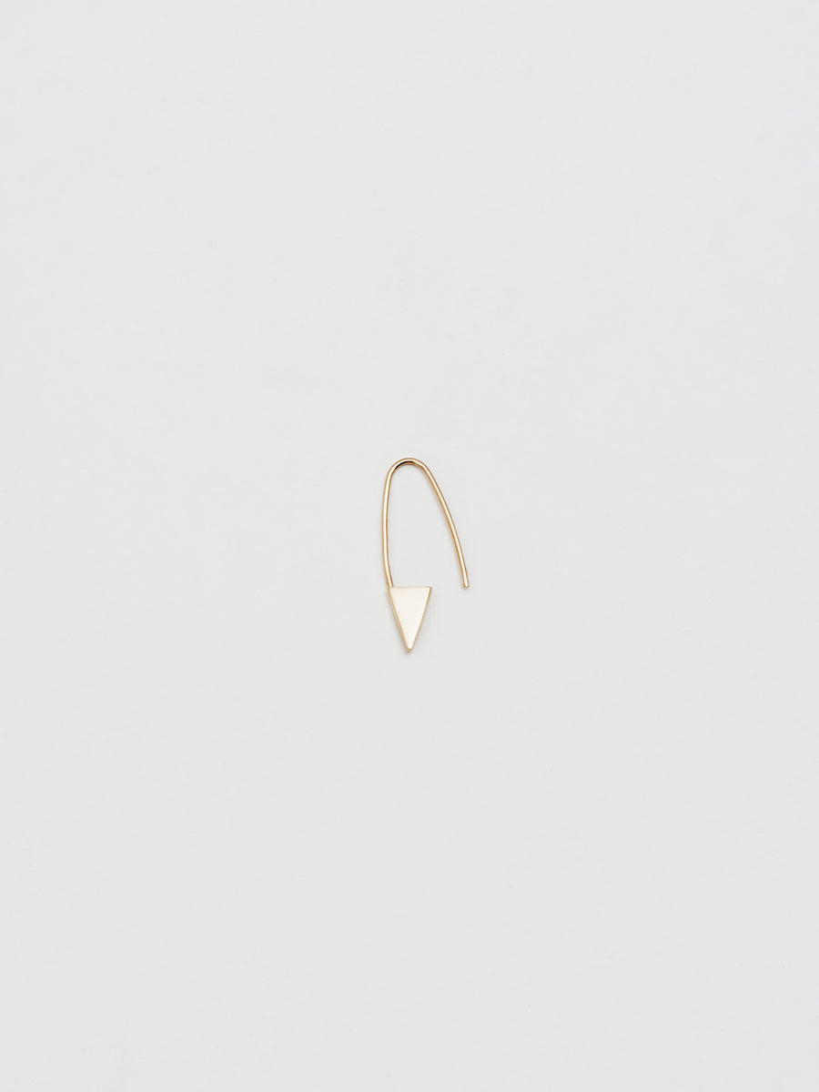 Mini Triangle Safety Pin Earring – Loren Stewart
