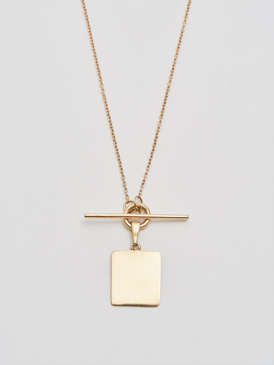 Square & Toggle Necklace – Loren Stewart