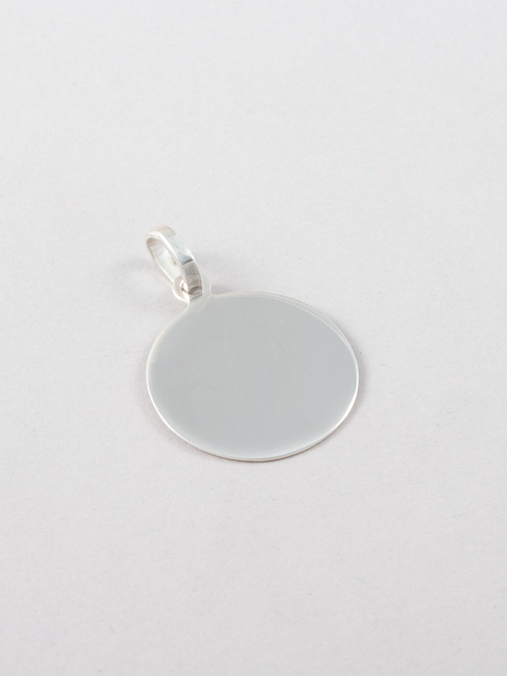 Sterling Silver Disk Pendant – Loren Stewart